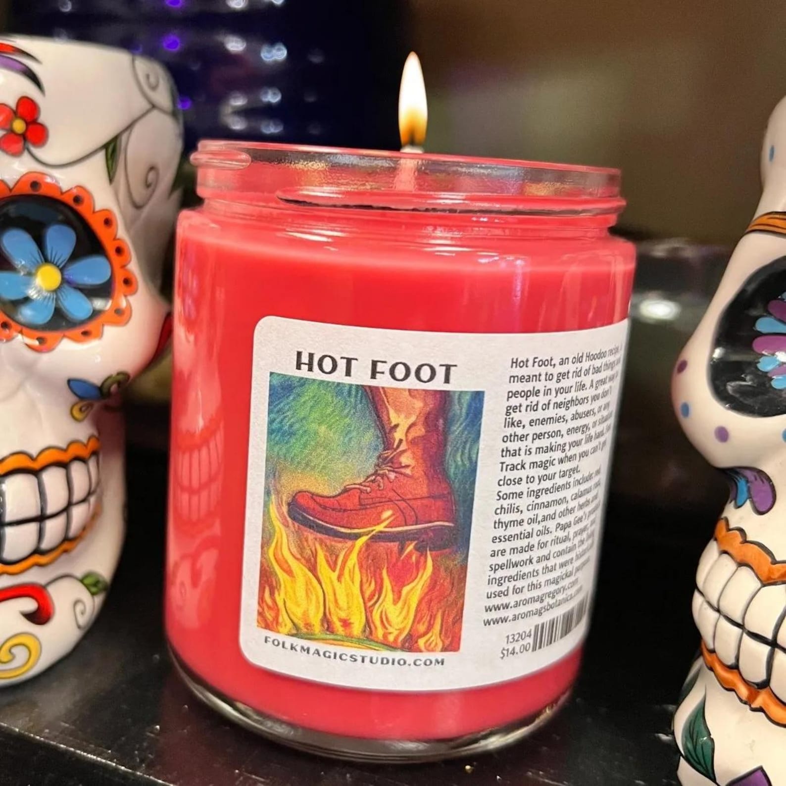 Hot Foot Candle – Drive Enemies Away and Bring Peace - Etsy