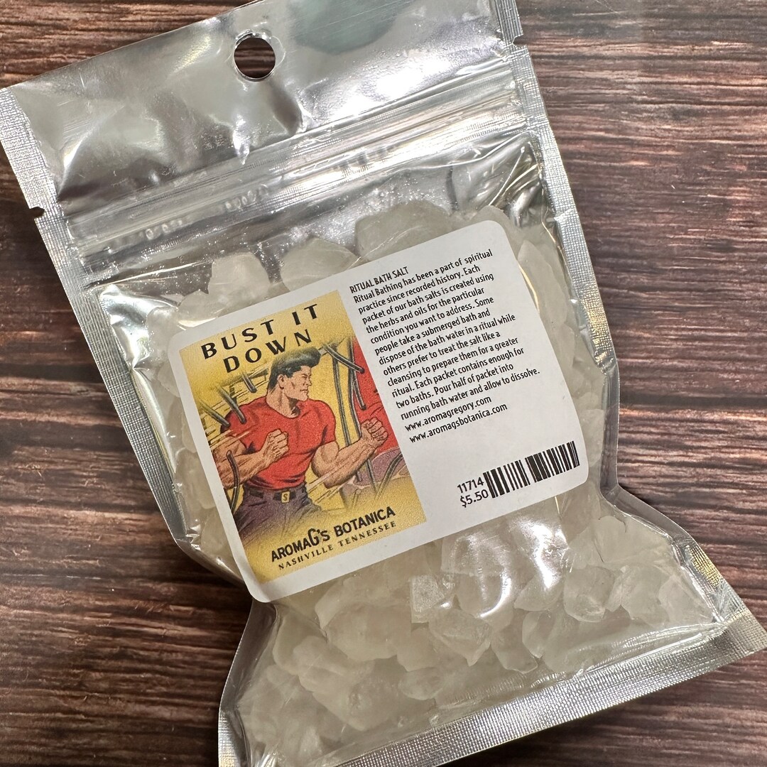 Bust It Down Bath Salt - Hoodoo Spell - Pagan - Witchcraft Supplies ...