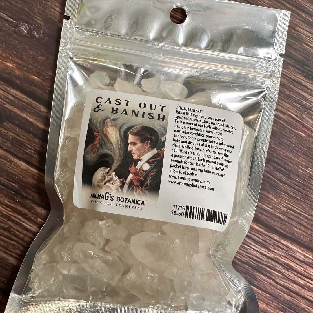 Cast Out and Banish Bath Salt - Hoodoo Spell - Pagan - Witchcraft ...
