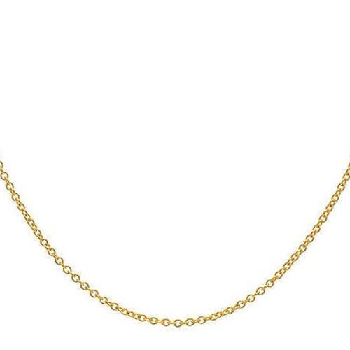 14k Gold Chain Link Necklace - Etsy