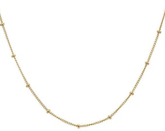 14k Gold Large Open Link Chain Necklace | Etsy