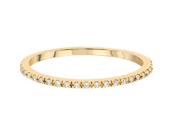 14k gold double band ring 14k solid gold | Etsy