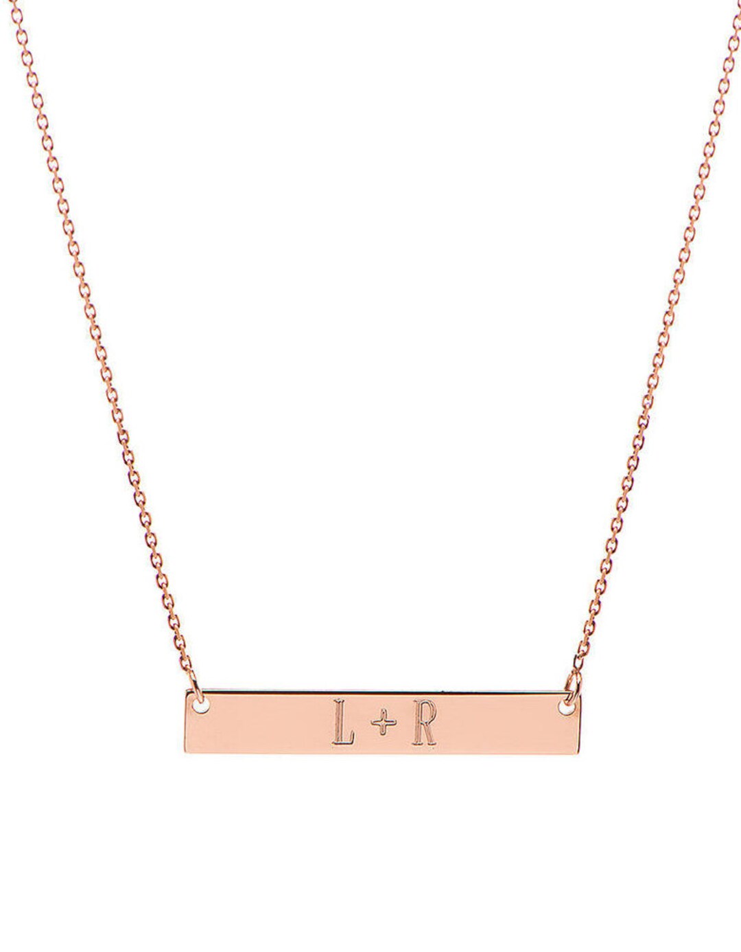 14k Gold Mini Nameplate Necklace - Etsy