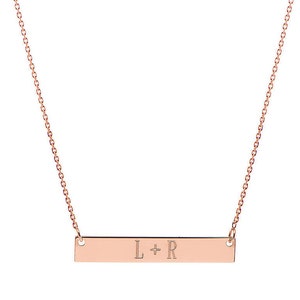 Gold Mini Nameplate Necklace - Etsy