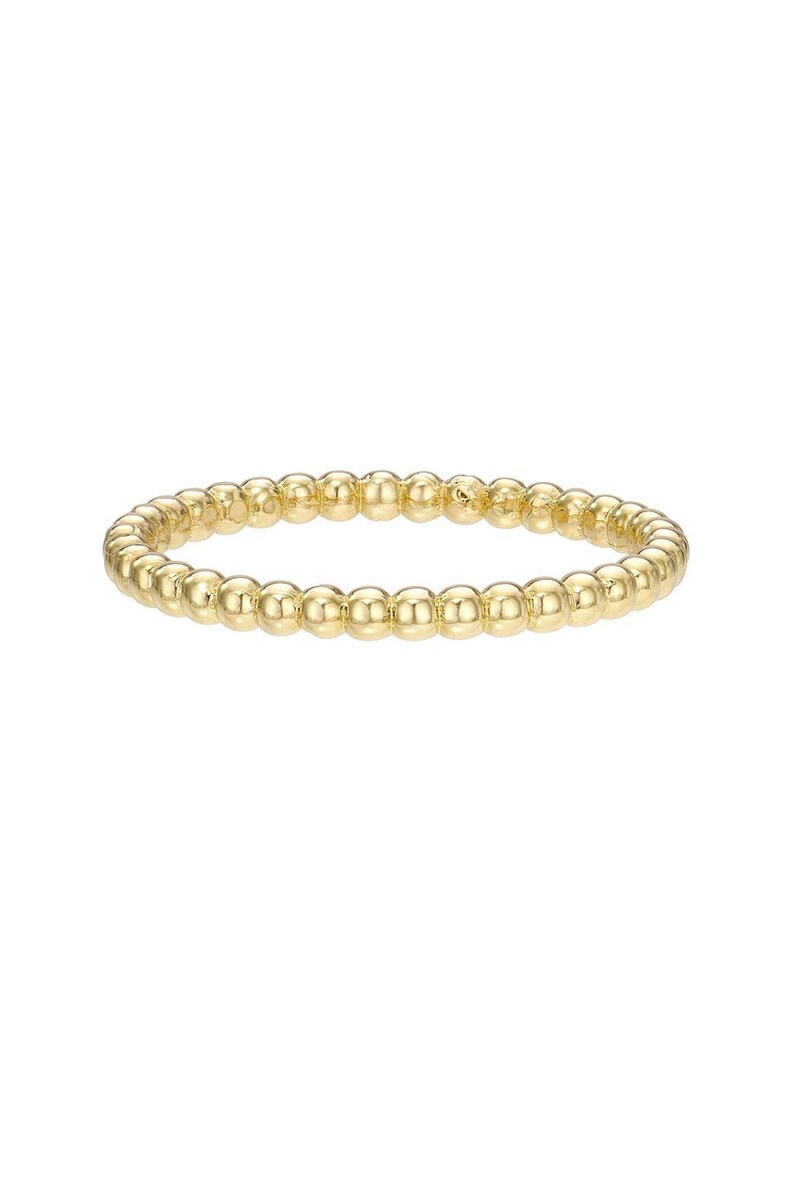 14k Gold Ball Ring - Etsy