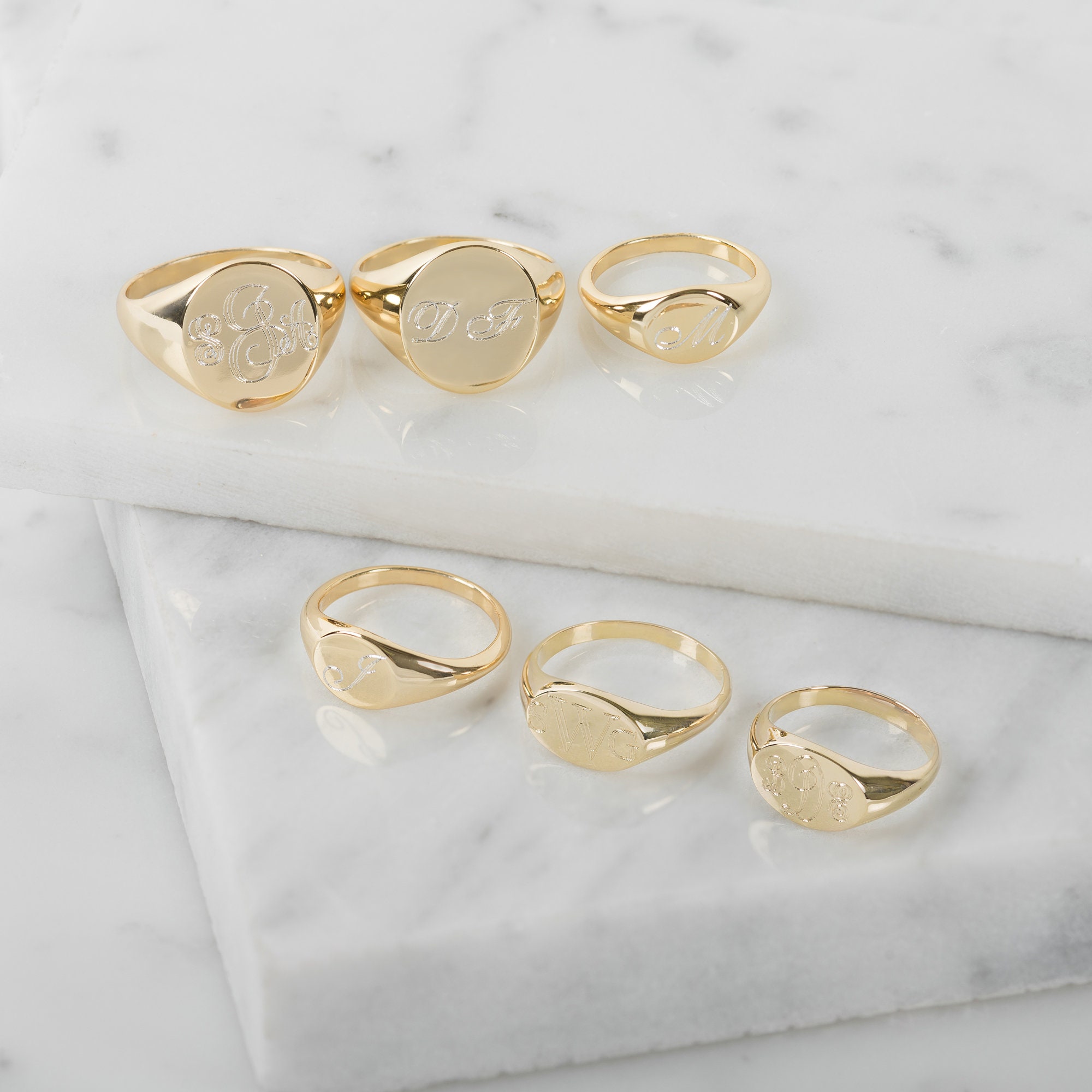 Pinky Signet Ring Gold Signet Ring - Etsy Singapore