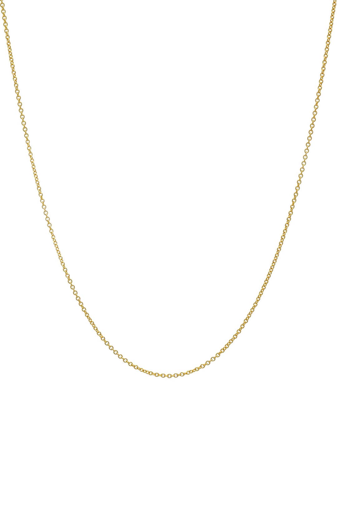 14k Gold Chain Link Necklace - Etsy