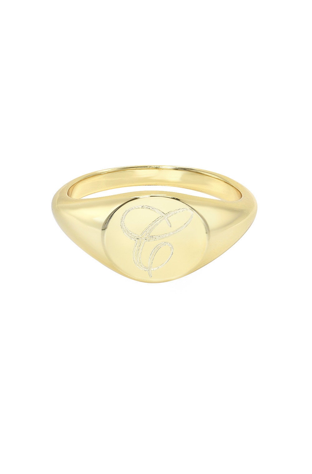 Pinky Signet Ring Gold Signet Ring - Etsy Singapore