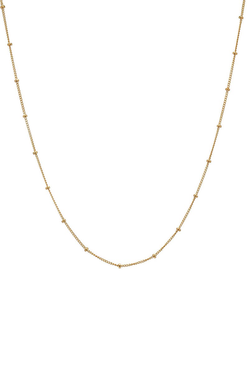 14k Gold Chain Link Segment Necklace - Etsy