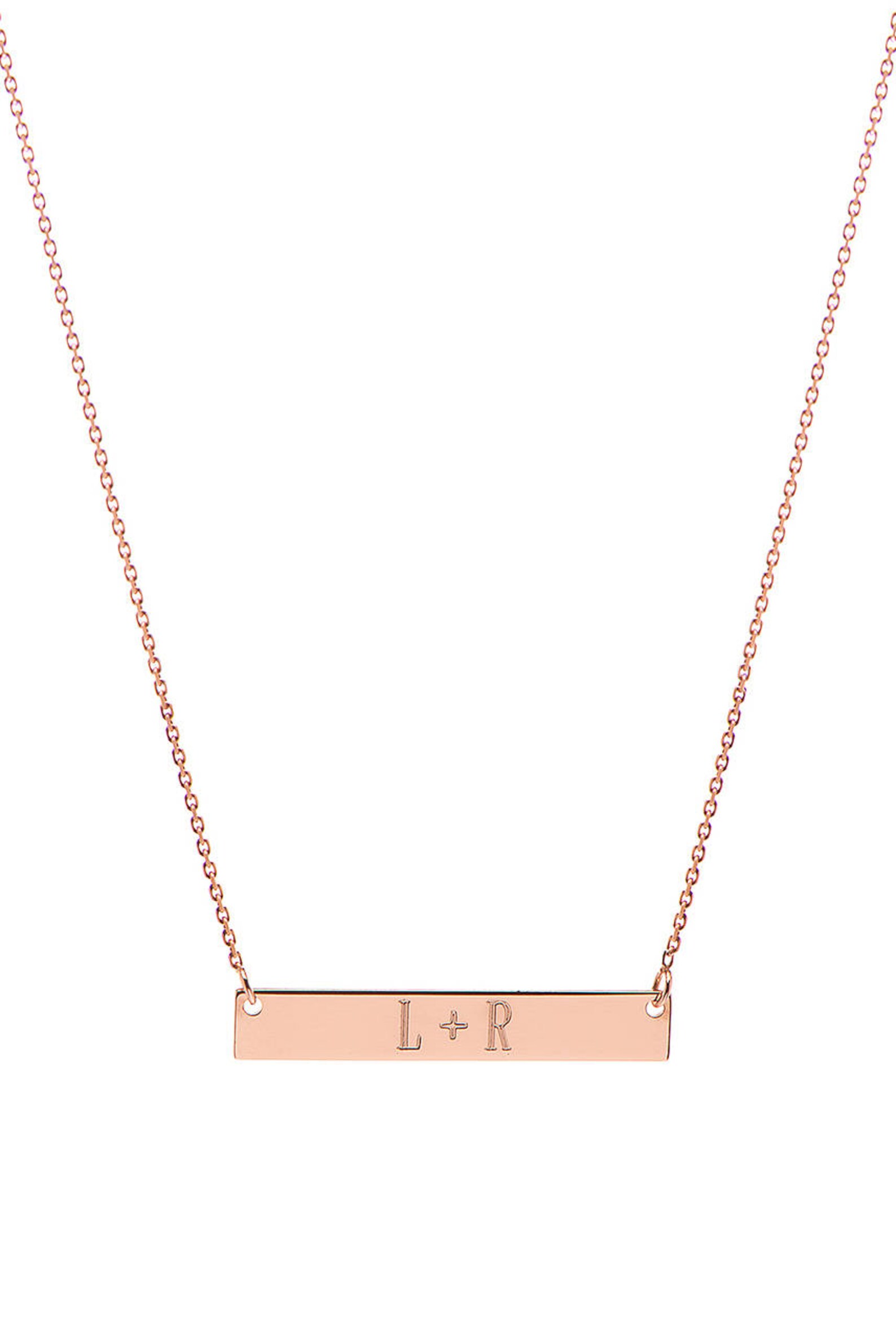 14k Gold Mini Nameplate Necklace - Etsy