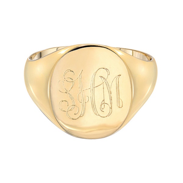 Large Signet Ring - Etsy