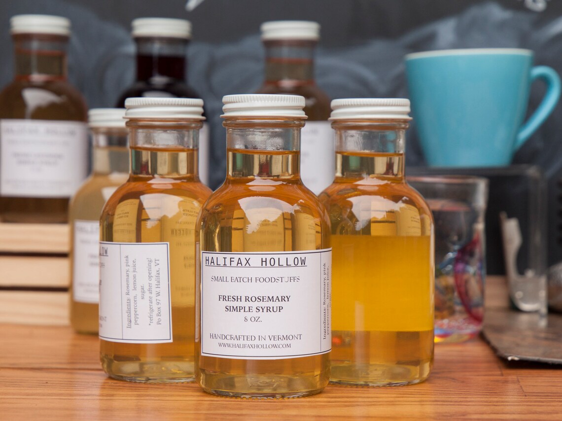 Simple Syrups 6 Flavor Sampler Set Foodie Gifts and Gourmet - Etsy