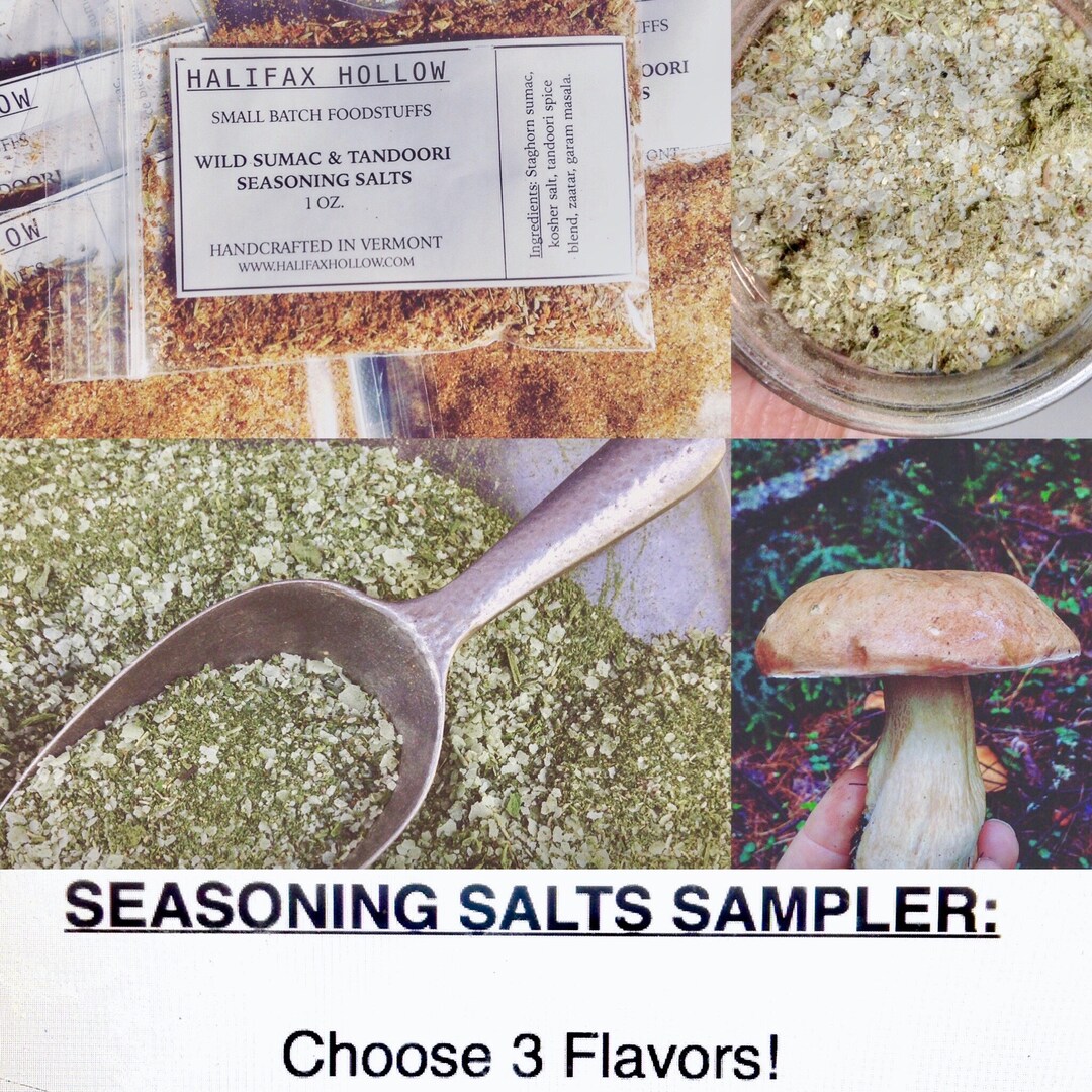 Seasoning Salts Sampler Set- Set of 3- Foodie Gifts- Seasoning Mix ...