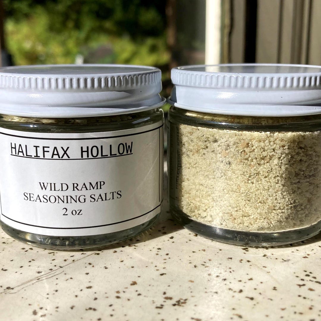 Wild Ramp (wild Leeks)- Seasoning Salts- 2 Oz.- Vegan and Gluten Free ...