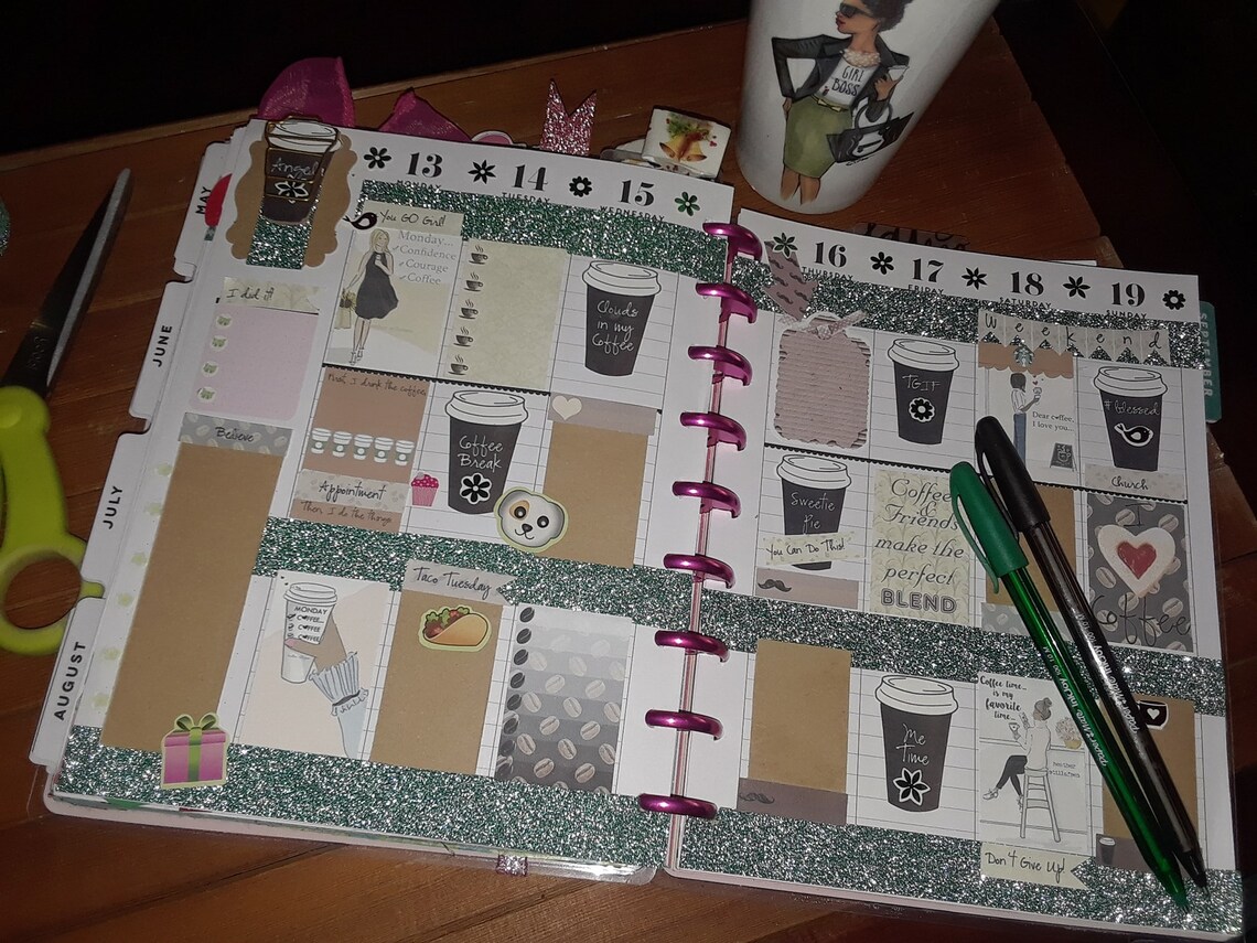 Planner Stickers Printable, Weekly Planner, Daily Planner, Monthly ...