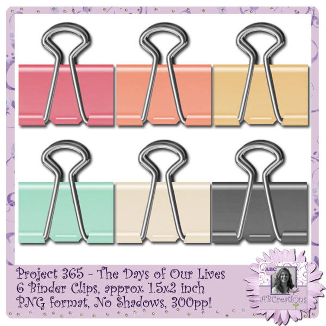 Binder Clips, Digital Binder Clips, Days of Our Lives, Build-a-kit ...