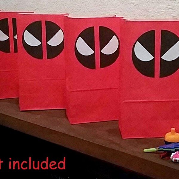 Deadpool Party Supplies - Etsy