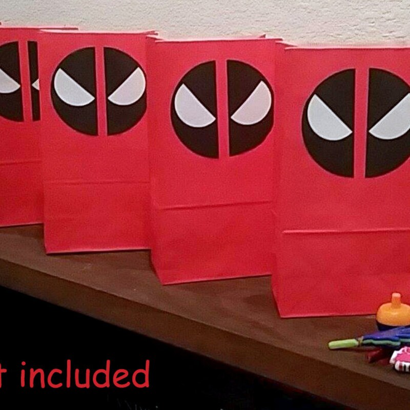 Deadpool Party Supplies - Etsy
