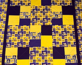 LSU Tigers Quilt - Etsy