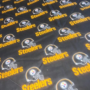 Pittsburgh Steelers Quilt - Handmade Steelers Quilt- NFL Steelers ...