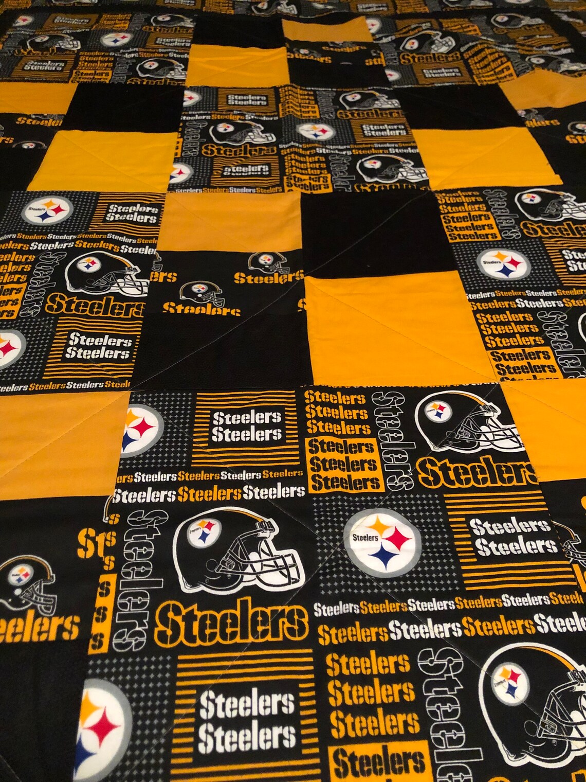 Pittsburgh Steelers Quilt - Etsy