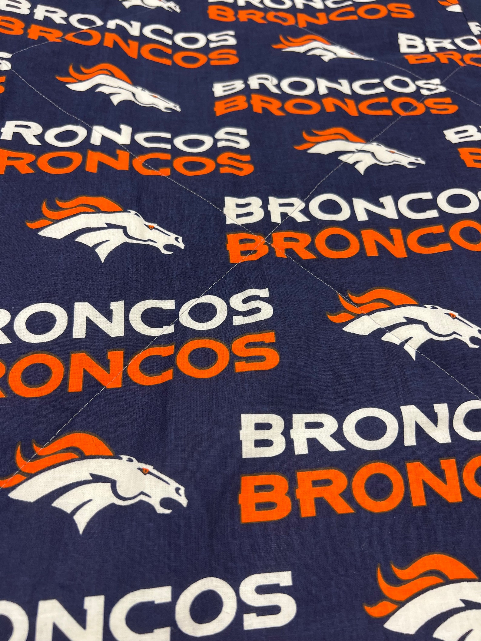 Denver Broncos Quilt - Etsy