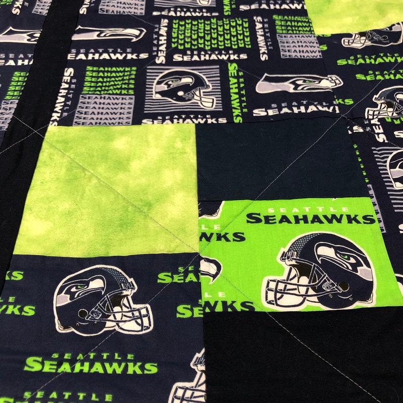 Seahawks Quilt - Etsy