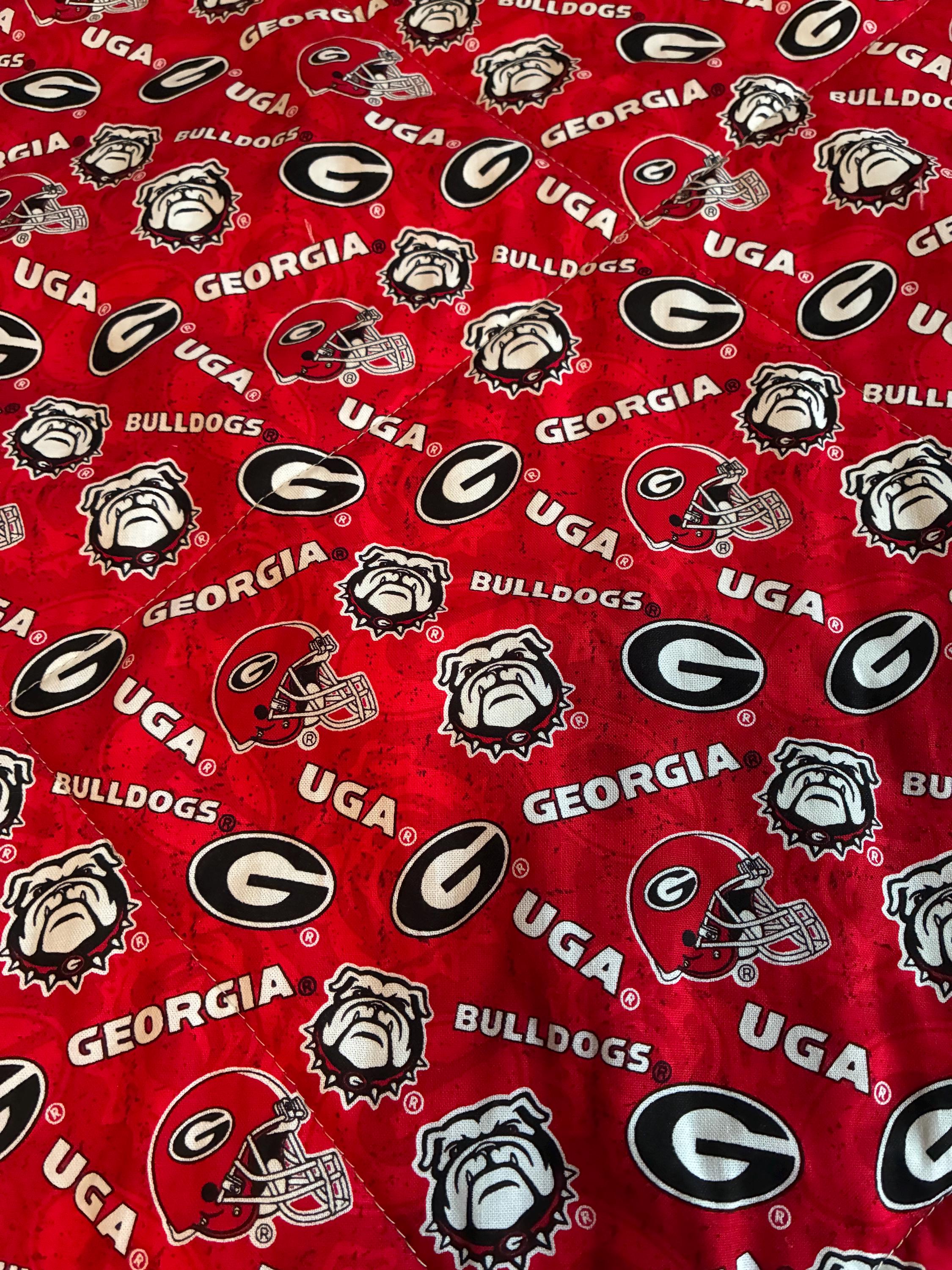 Georgia Bulldogs Quilt / Go Dawgs - Etsy
