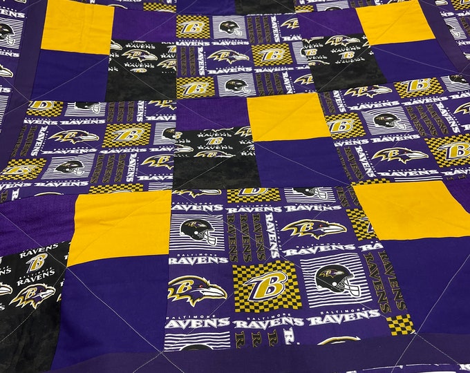 Balitmore Ravens Quilt - Etsy