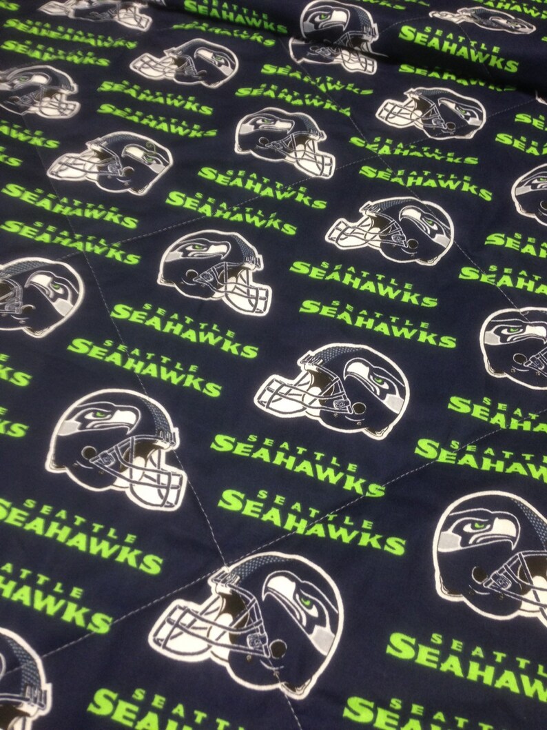 Seattle Seahawks Quilt - Etsy
