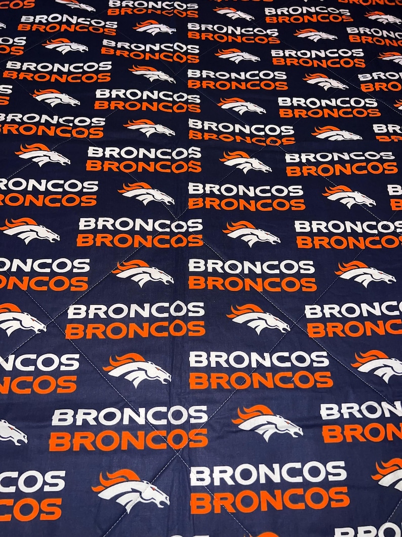 Denver Broncos Quilt - Etsy