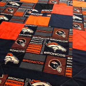 Denver Broncos Quilt - Etsy