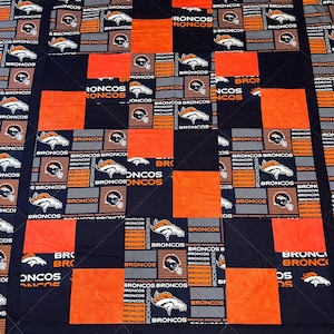 Denver Broncos Quilt - Etsy