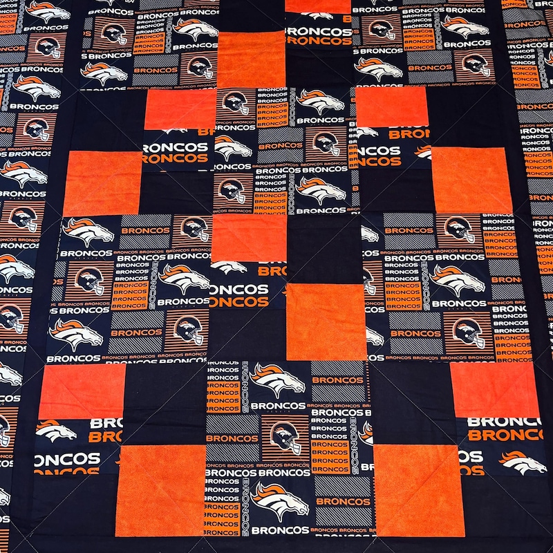Denver Broncos Bedding - Etsy