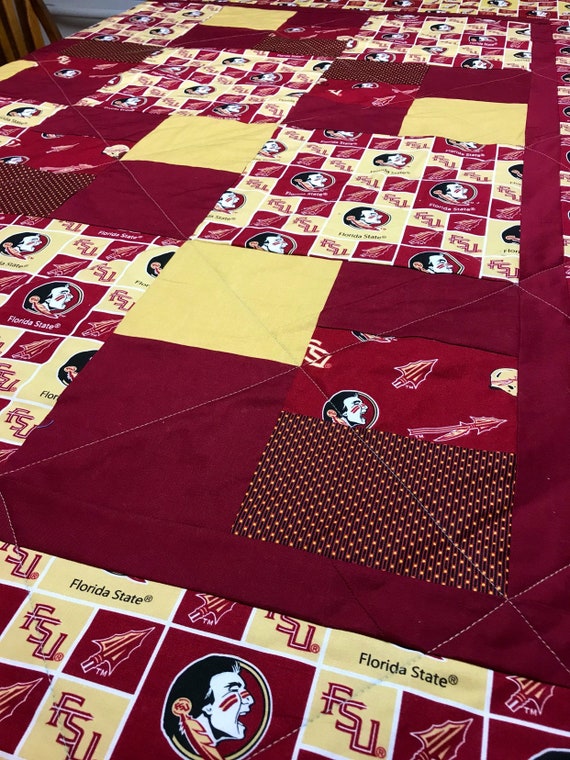 Home & Living Bedding Florida State Quilt Baby Quilt FSU Quilt Blankets ...