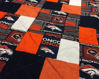 Denver Broncos Quilt - Etsy