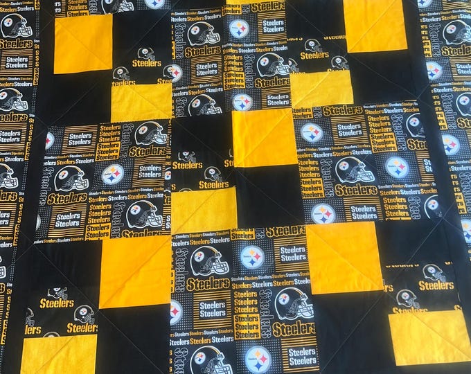 Pittsburgh Steelers Full Size Quilt - Etsy