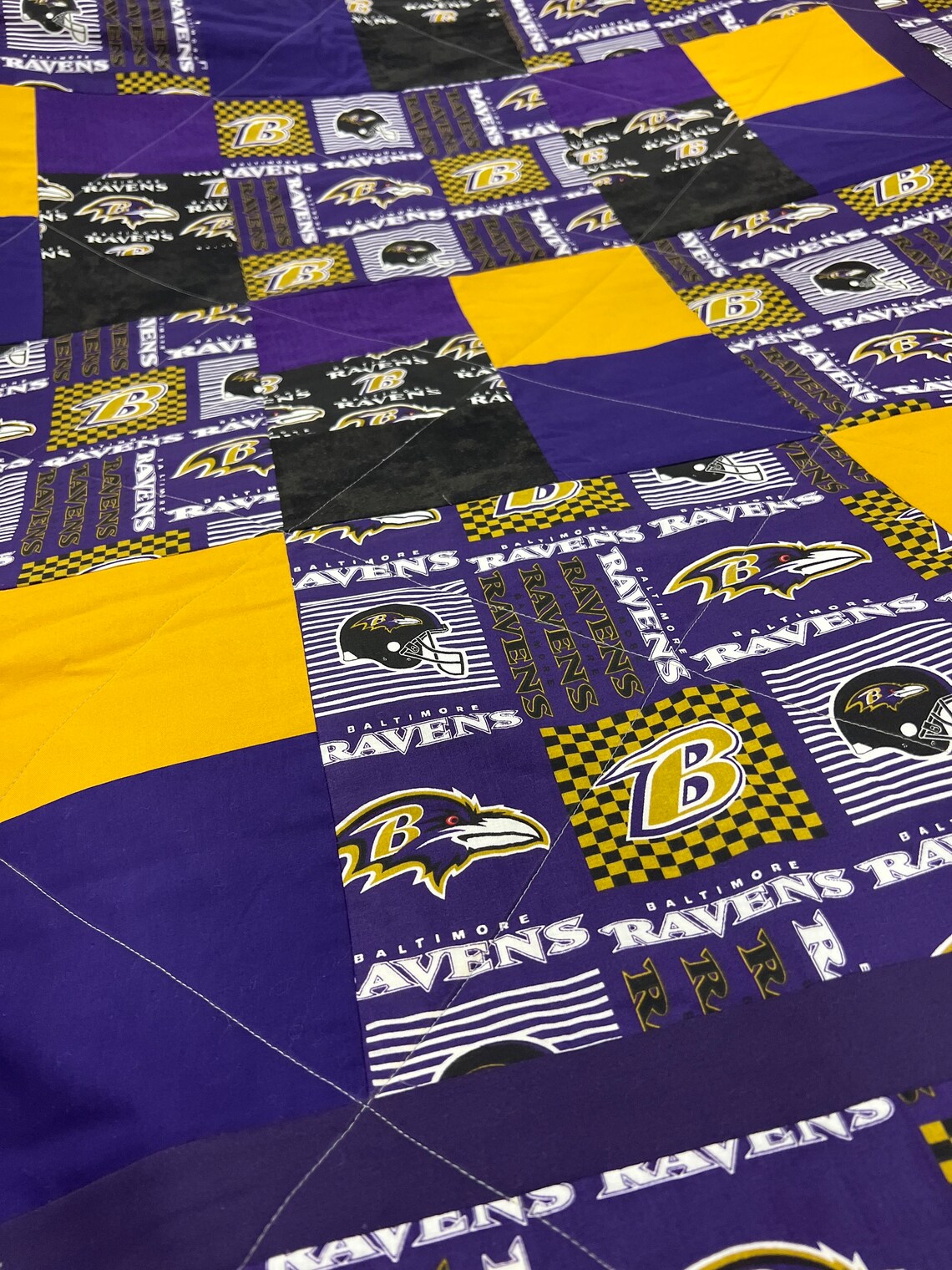 Balitmore Ravens Quilt - Etsy