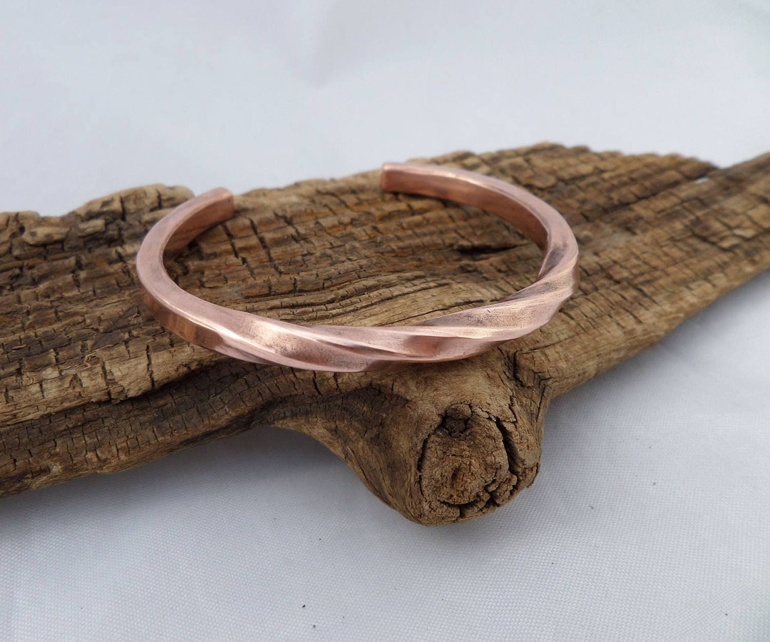 Twisted Copper Bracelet for Men and Women, 7th Anniversary, Christmas ...