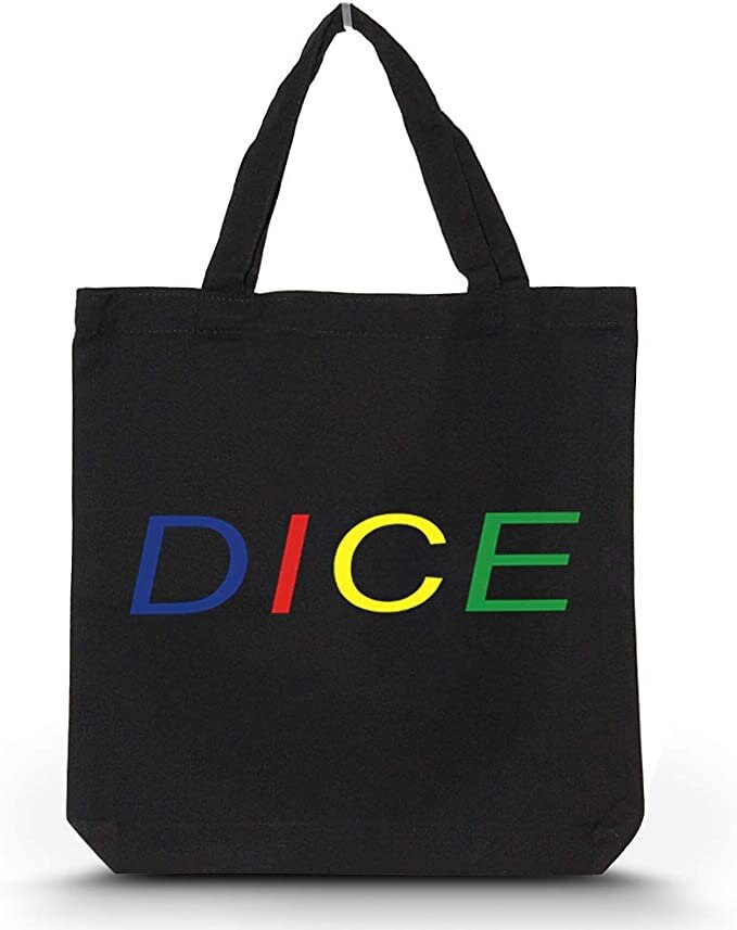 Jumbo Foam Dice Set: 6 Colorful Game Dice With Cotton Tote - Etsy
