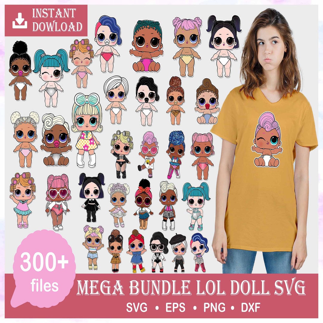 Baby Dolls Bundle Svg, Baby Dolls Svg Dxf Eps Png, Cricut, for Cricut ...