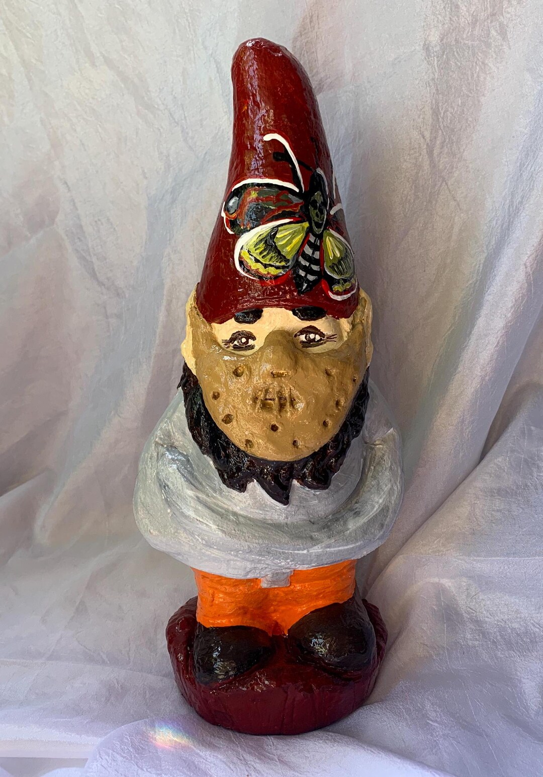 Hannibal Lecter Parody Gnome, Solid Garden Gnome, Decoration, 11 Inches ...