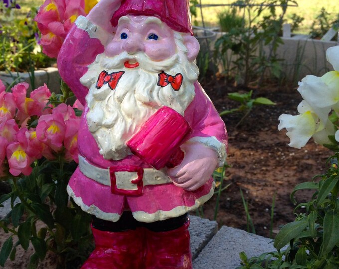 Big Pink Gnome, Hello Kitty Parody, Garden Gnome, Gartenzwerg, 10,5 ...