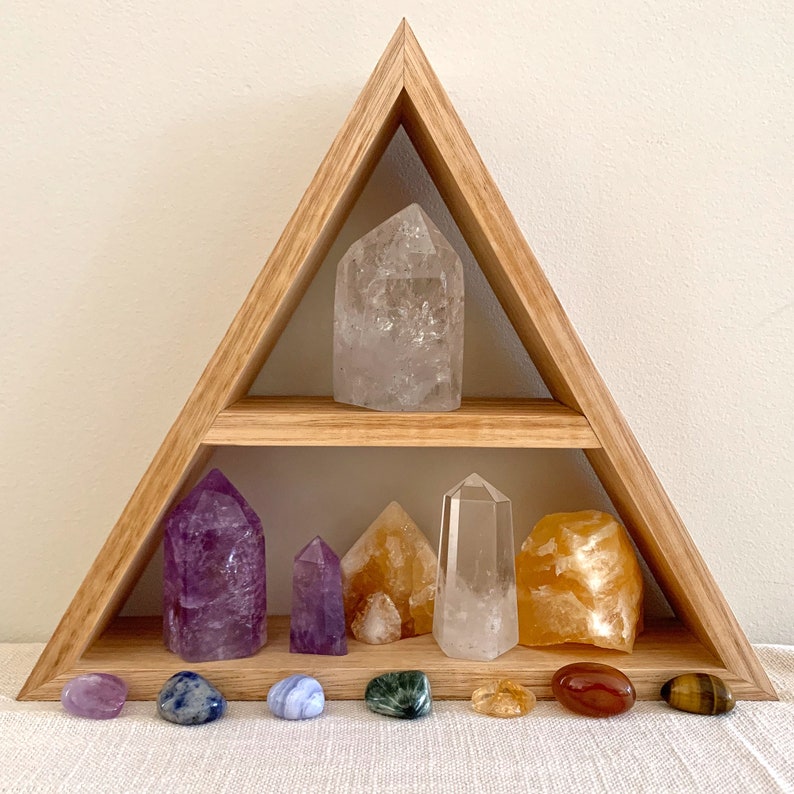 Chakra Triangle Shelf - Etsy Hong Kong