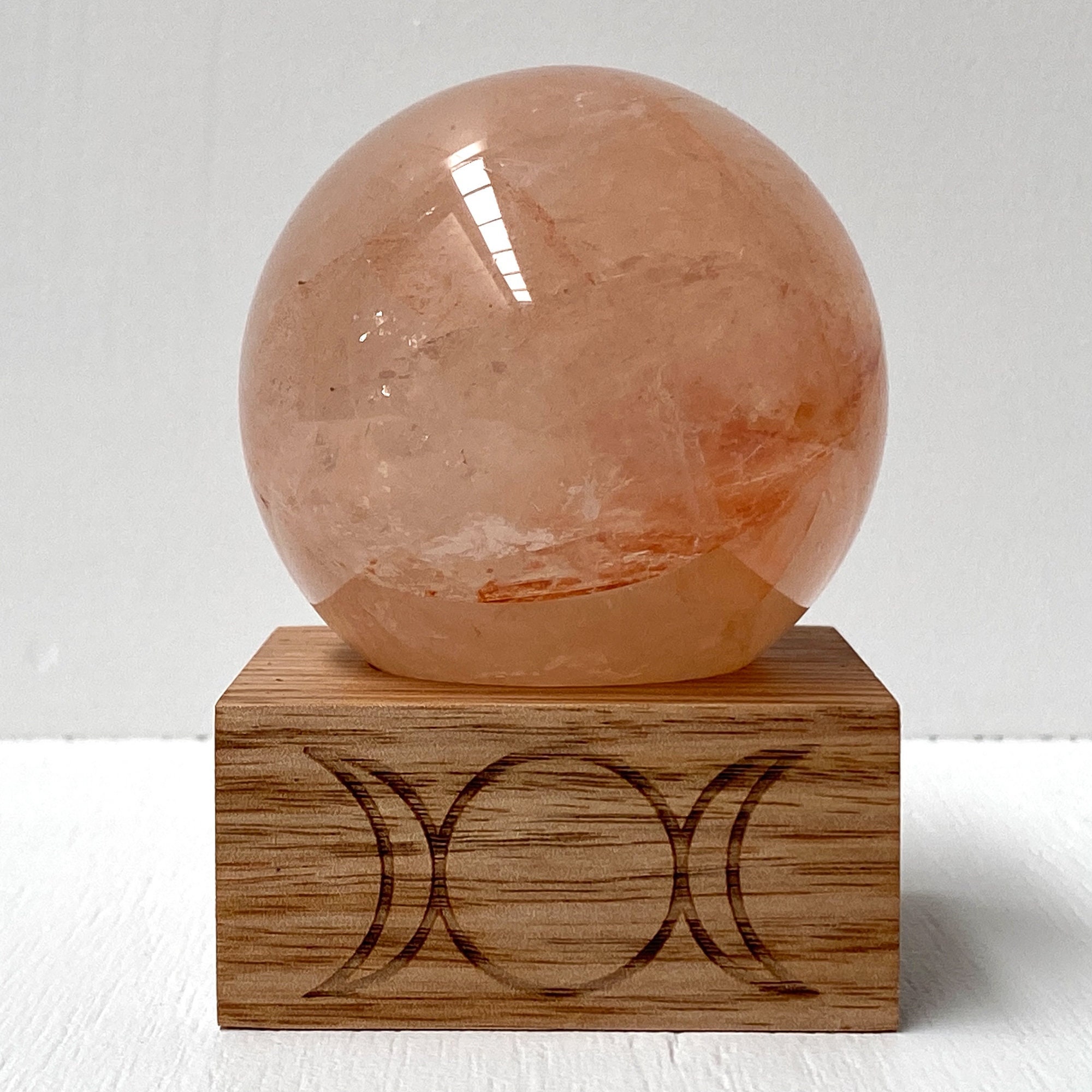 Triple Moon Goddess, Triple Moon, Triple Moon Design Wood Sphere Stand ...