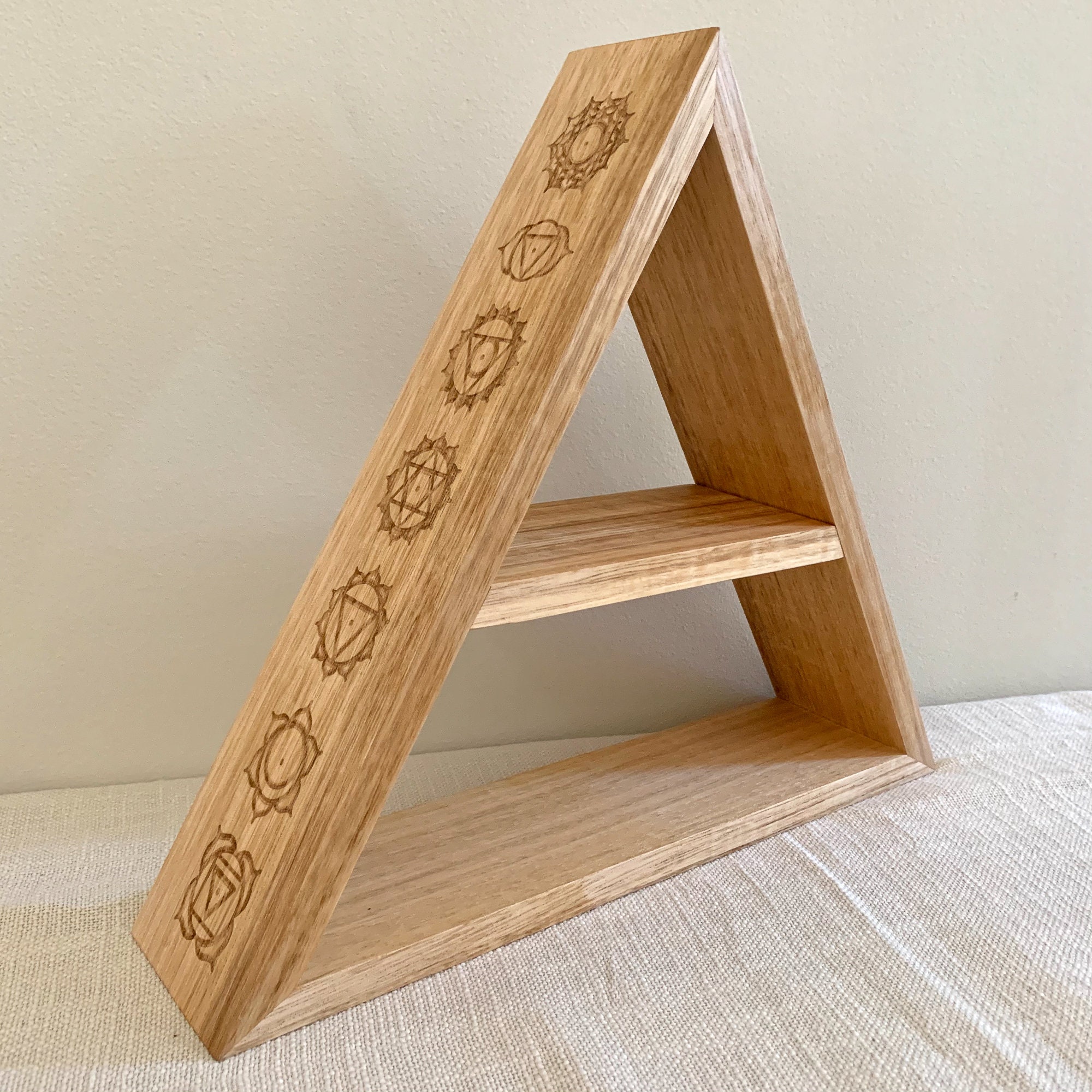 Chakra Triangle Shelf - Etsy Hong Kong