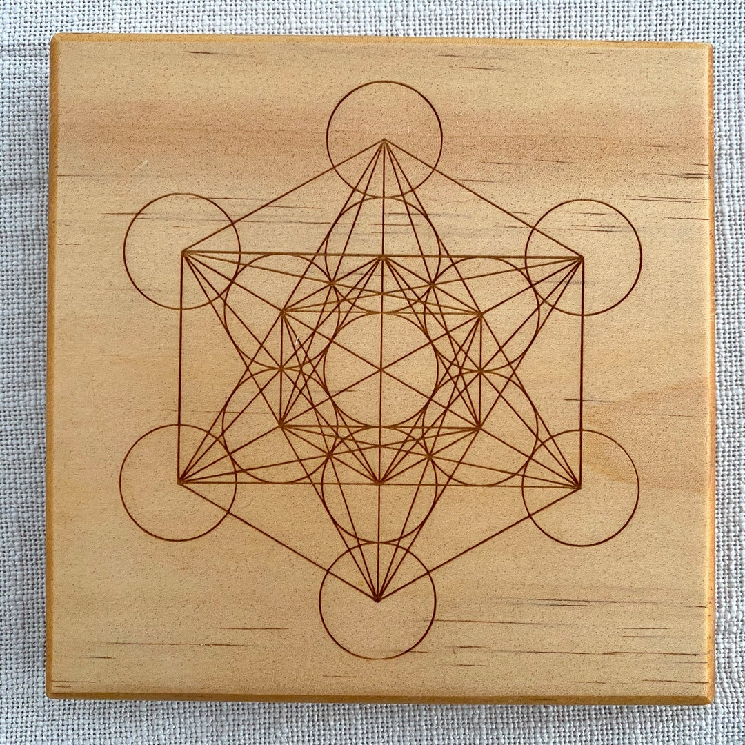Metatron's Cube Sacred Geometry Crystal Grid 14cm - Etsy