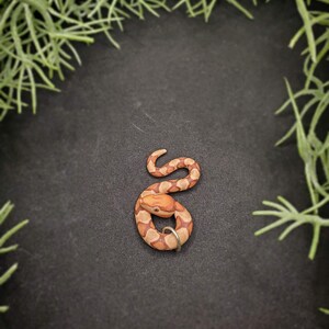 Snake Necklace - Copperhead - Etsy