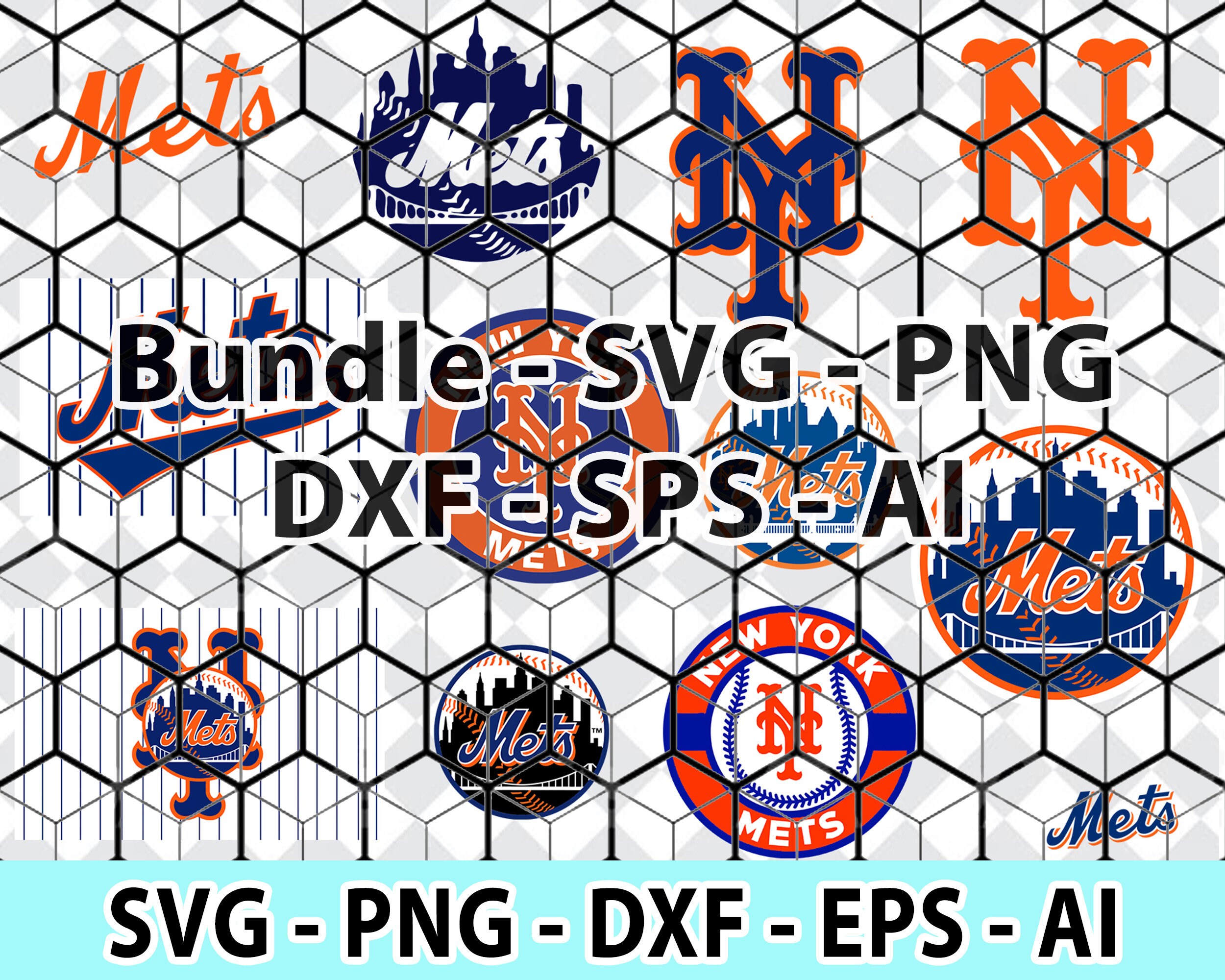 New-york Mets Baseball Team Svg New-york Mets Svg M L B Svg - Etsy