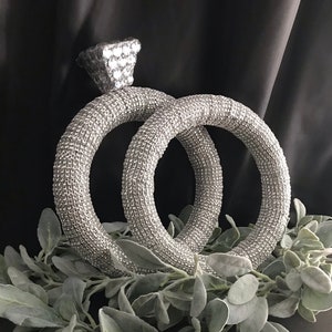 Wedding Ring Table Centerpiece Decor | Engagement Ring Centerpiece ...
